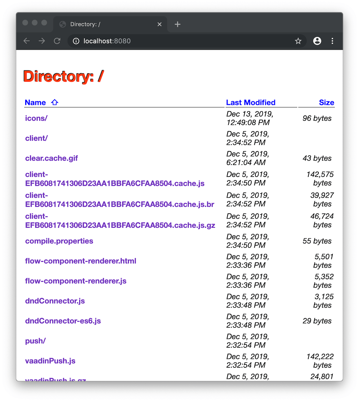 Disabling annotation @Route("") in starter app exposes Vaadin internal file - Vaadin Forum